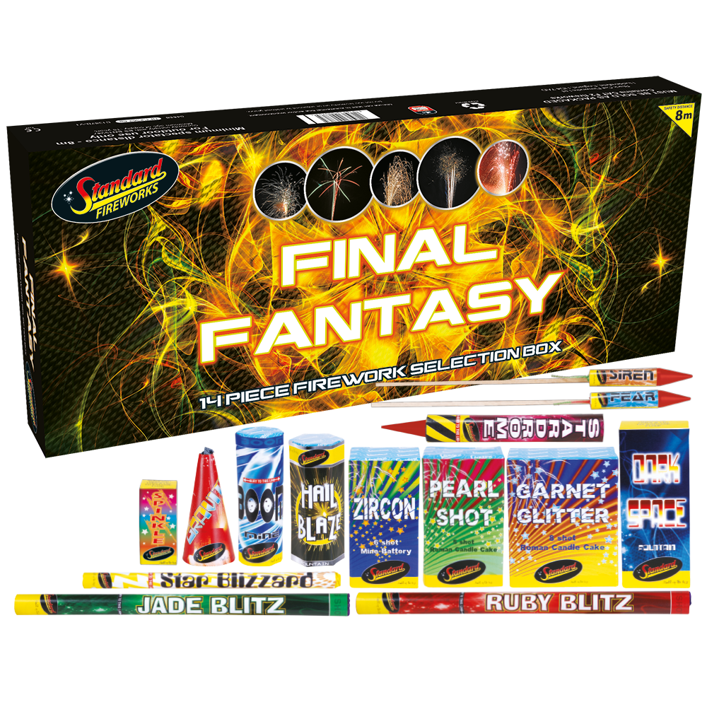 Final Fantasy Selection Box by Standard Fireworks – HEX Fireworks Ltd