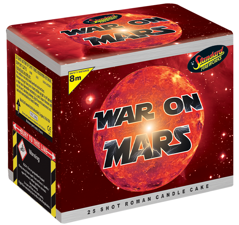 War on Mars by Standard Fireworks - 25 Shots in 33 Seconds – HEX ...